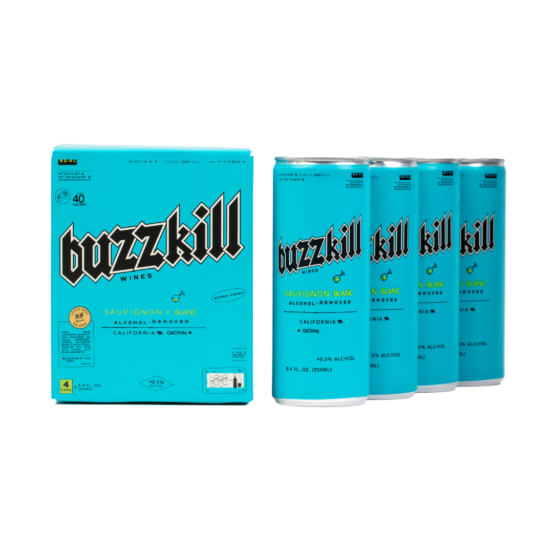 Sauvignon Blanc Alcohol-Removed Wine (4-pack) – Buzzkill Wines